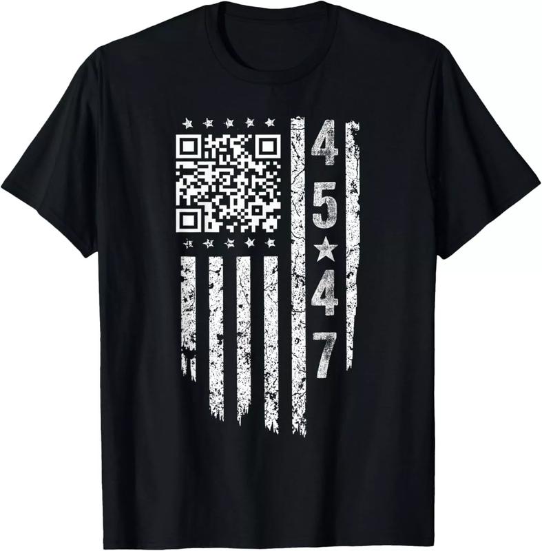 Funny Qr President Trump Dance Code T-Shirt - TikTok Shop