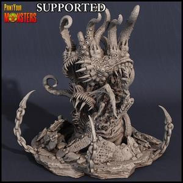 3D Printed Print Your Monsters Giant Chaos Beast Chaos Creature ...