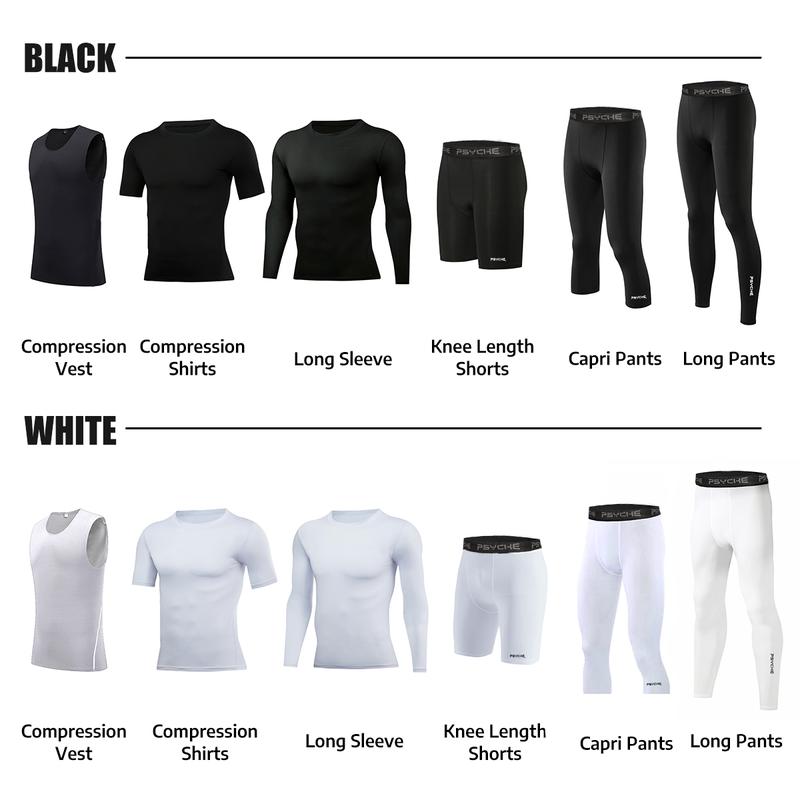 PSYCHE Men's Sports Leggings Shirt Sports Shorts Sport Vest Casual ...