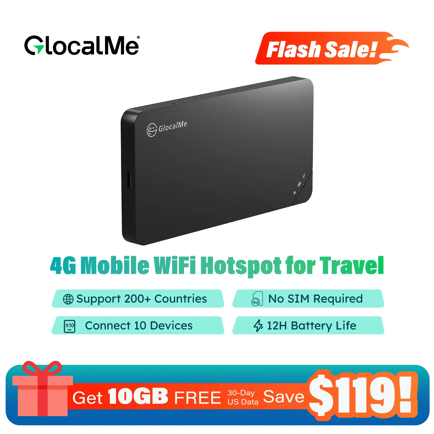 4G LTE Mobile Hotspot Device Portable Travel Router SIM Card - TikTok Shop