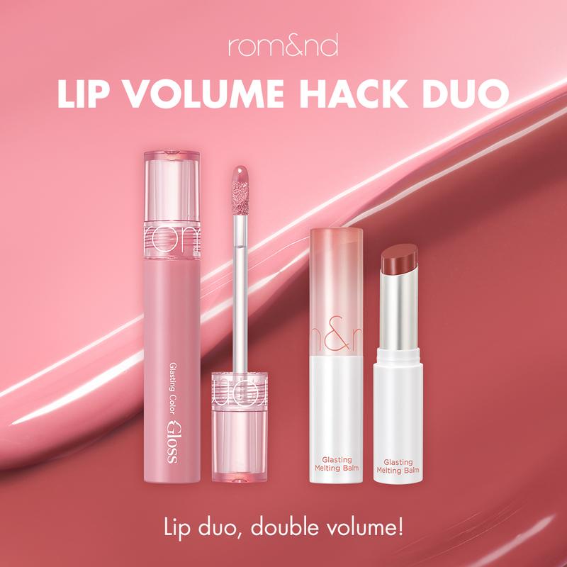 [rom&nd Official Shop] rom&nd LIP VOLUME HACK DUO (Melting Balm - TikTok Shop