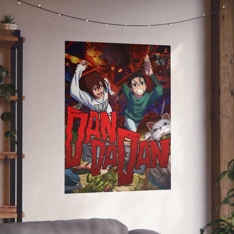 DanDaDan Vertical Poster, Anime Manga Wall Art Decor, Matte DanDaDan ...