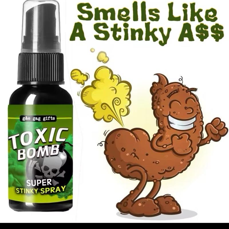 Toxic Bomb Fart Spray - Prank Smelly Fart Spray with Stinky Spray ...
