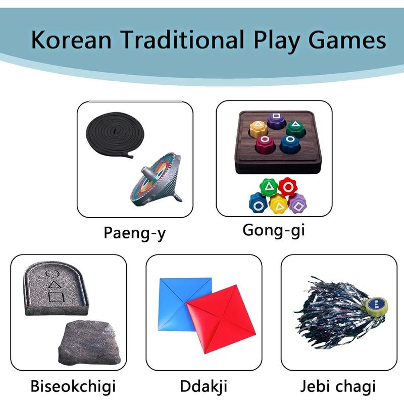 Squid Game-Inspired Korean Folk Game Set - Traditional Games - TikTok Shop