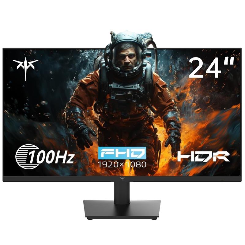 KTC 24 Inch 1080P Full HD Gaming Monitor with 100Hz HDR10, Freesync ...
