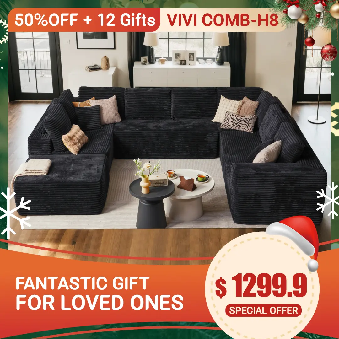 boneless sectional couch with animals-TikTok Shop