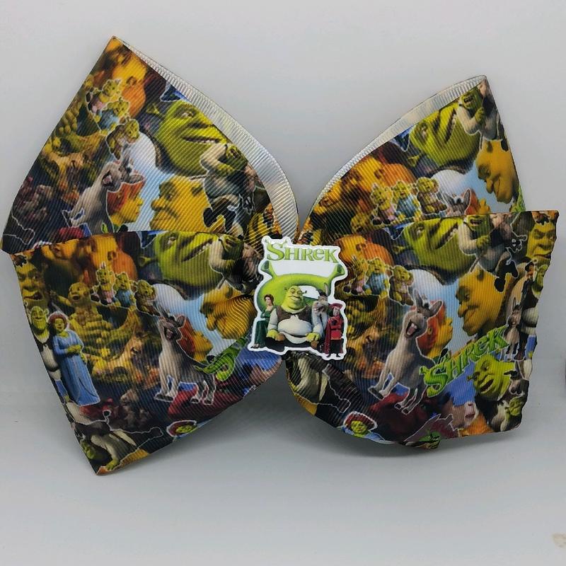Shrek hair bow slip grip - TikTok Shop