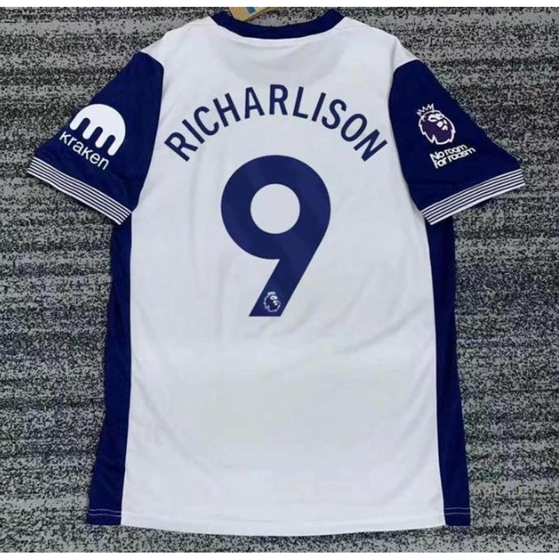 New 24-25 Tottenham Hotspur home jersey, Champions League number ...