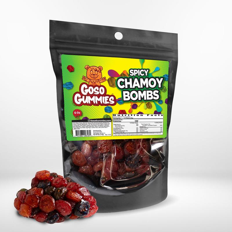 Goso Gummies Spicy Chamoy Viral Gusher Bombs Candy 6 Ounce Bag - TikTok ...