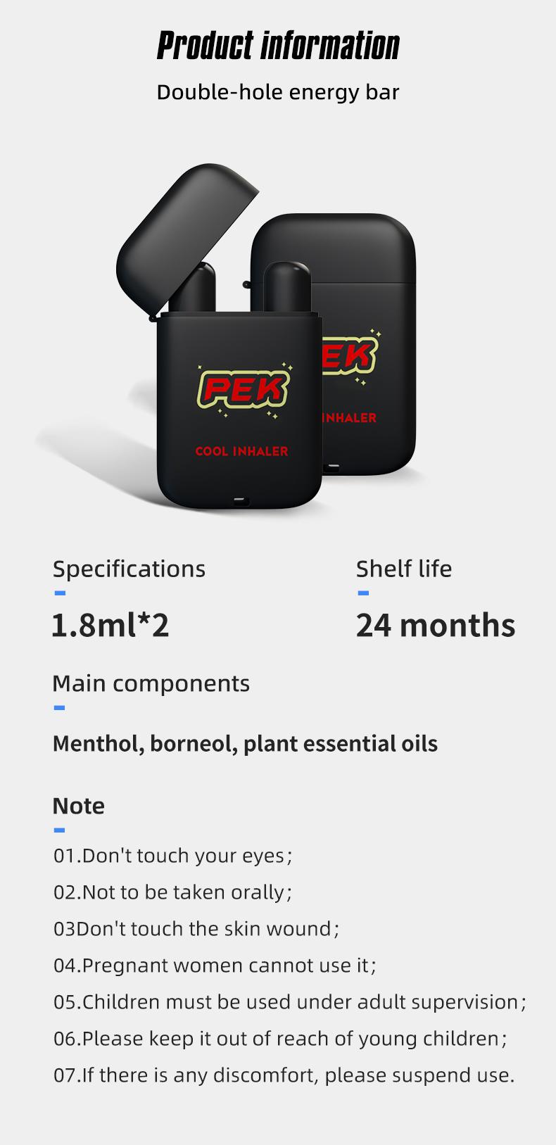 Ingredients: Menthol, Essential Oil, Ice Chips