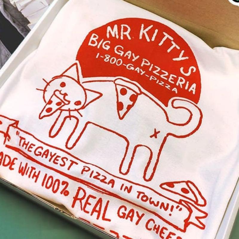 Mr. Kittys BIG GAY PIZZERIA - Shirt - TikTok Shop