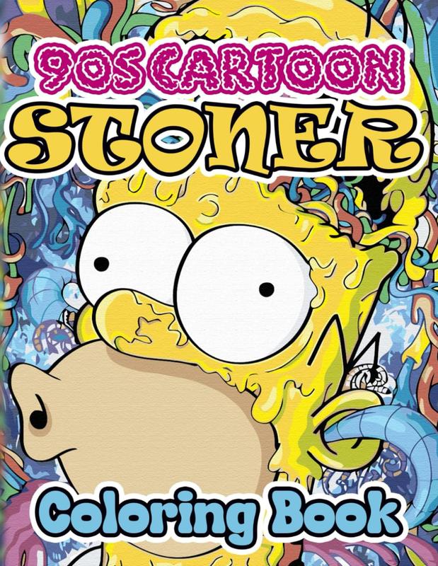 Stoner Coloring Book: 50+ Trippy Psychedelic Stoner 420 Coloring ...