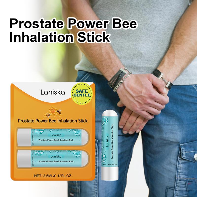 LANISKA Prostate Power Bee Inhalation Stick-Nasal Inhaler Stick；Herbal ...