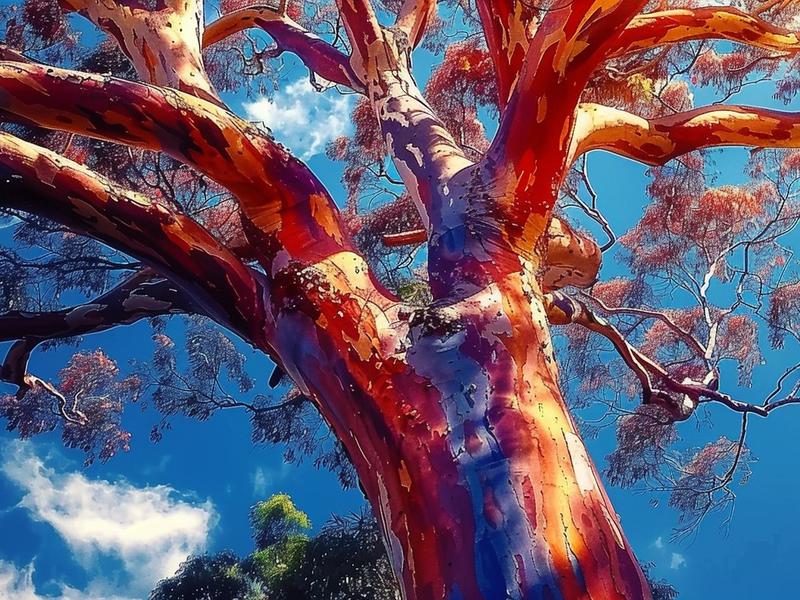 Rainbow Eucalyptus Tree Seeds - 2000 Seeds - Vibrant Colored - TikTok Shop