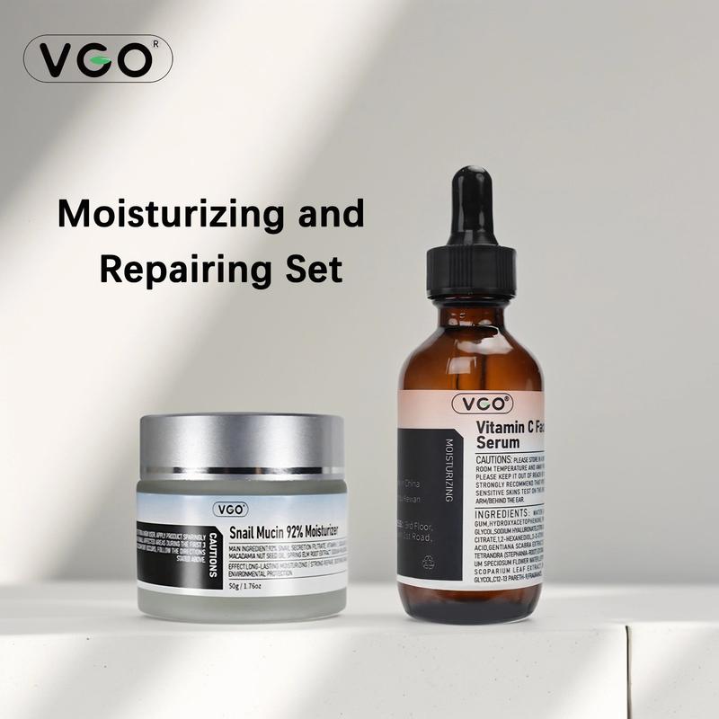 VGO Radiant Boost Repair Set: hydration radiance and anti-aging ...