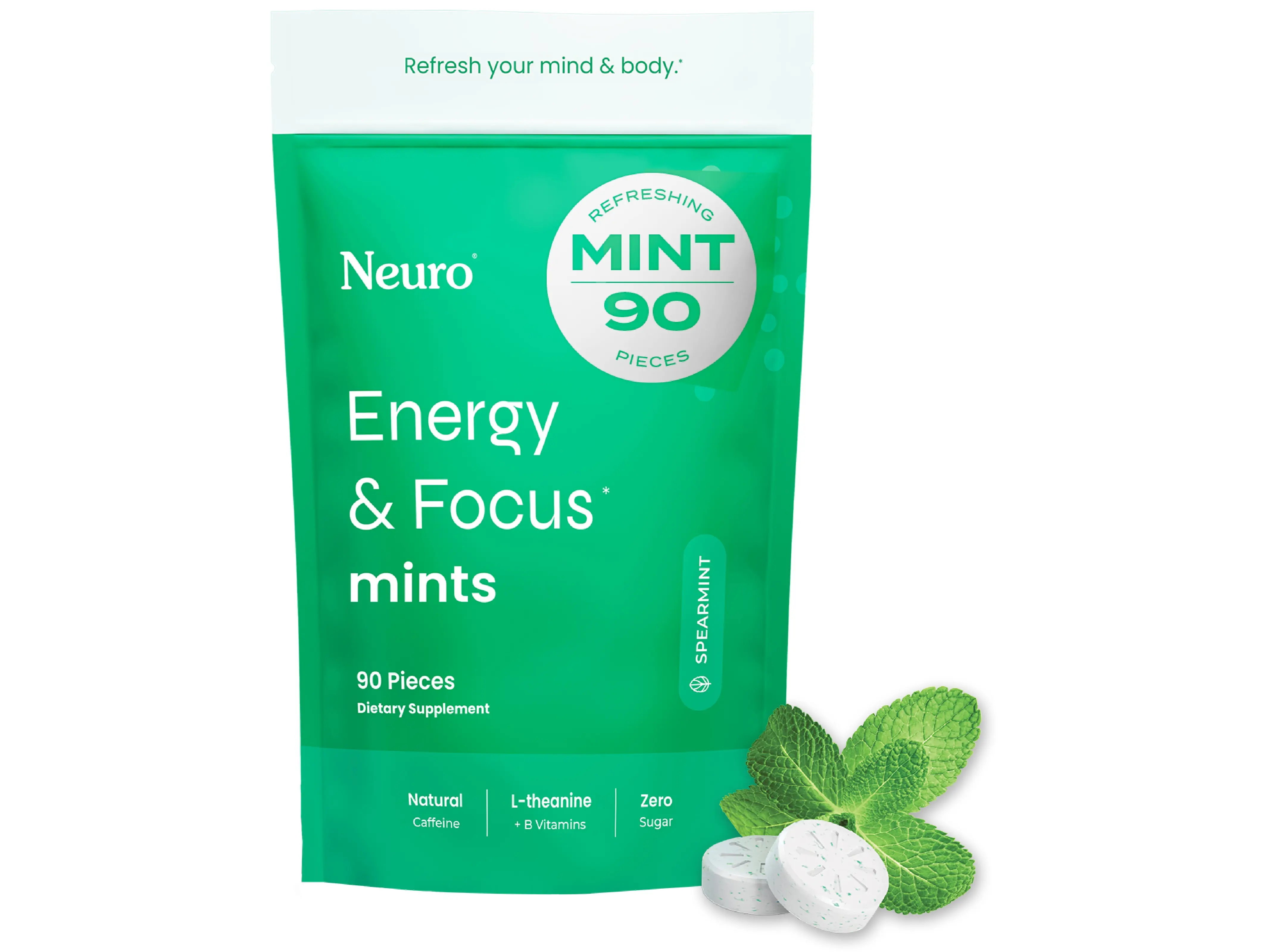 Neuro Energy Caffeine Gum (90 Pieces) - Sugar-Free Nootropic - TikTok Shop