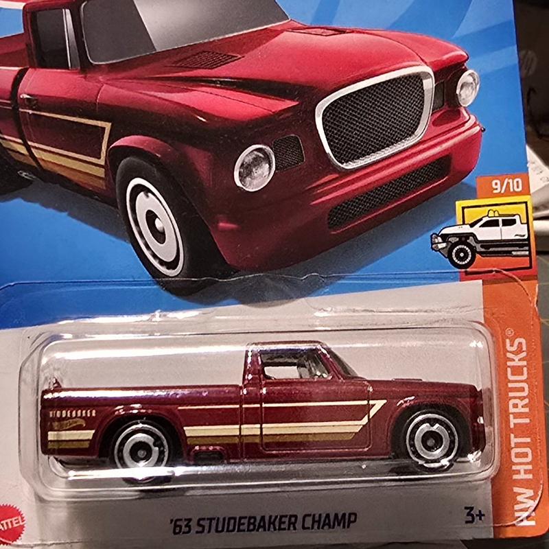 Diecast 1:64 '63 Studebaker Champ (HW Hot Trucks 9/10) - TikTok Shop