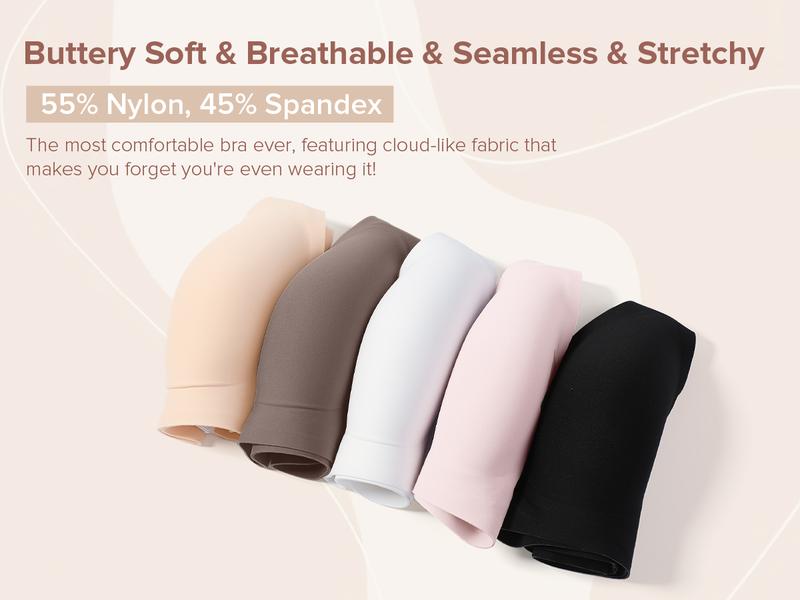 Vertvie Women Wireless Bras No Underwire Push Up Bra Seamles - TikTok Shop