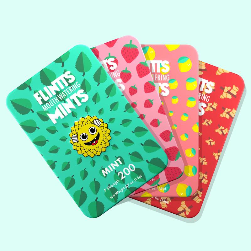 NEW 2025 Flintts Mouth Watering Mints Variety Pack - Wild 4 pack ...