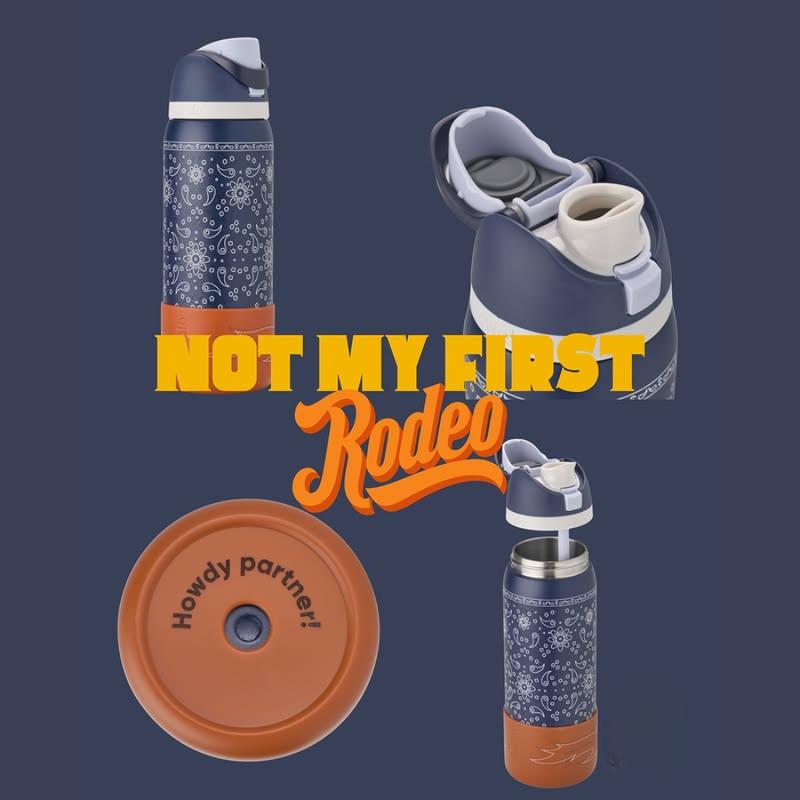 [RODEO LOVER] Not My First Rodeo 32Oz FreeSip Owala Insulate - TikTok Shop