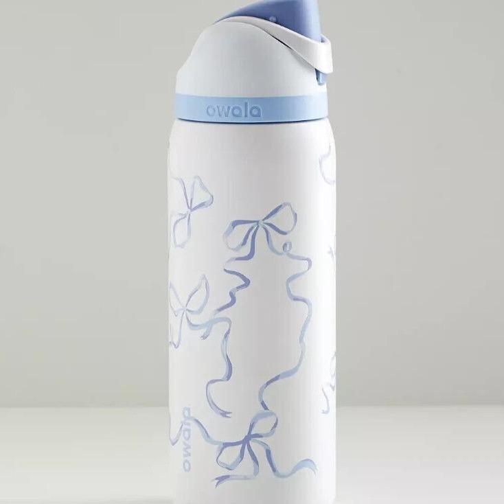Owala FreeSip 32oz – Tied and True Blue Bows, Perfect Gift for - TikTok ...