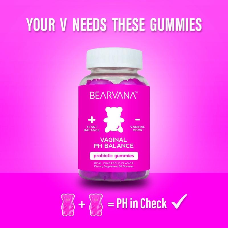 NEW BEARVANA PH Balance Gummies - Women's Real Pineapple Flavored ...