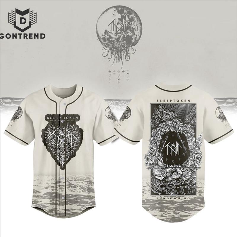 Sleep Token Sundowning Design Baseball Jersey, Sleep Token Custome ...
