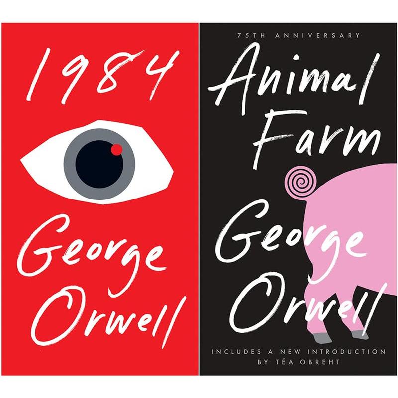 George Orwell 2 Books Set - 1984 & Animal Farm - TikTok Shop